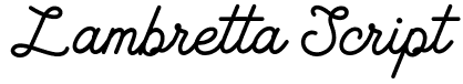 Lambretta Script: Free Font Download | MaisFontes