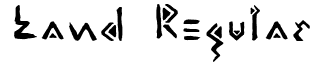 Land Regular: Free Font Download | MaisFontes