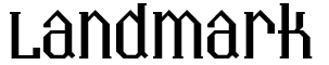 Landmark: Free Font Download | MaisFontes