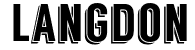 Langdon: Free Font Download | MaisFontes