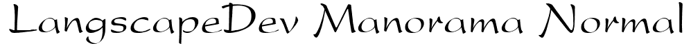 LangscapeDev Manorama Normal Font: Free Download | MaisFontes