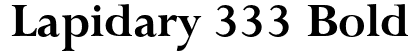 Lapidary 333 Bold Font: Free Download | MaisFontes