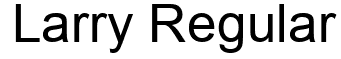 Larry Regular: Free Font Download | MaisFontes