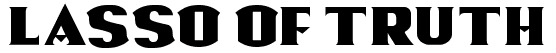 Lasso Of Truth Font: Free Download | MaisFontes
