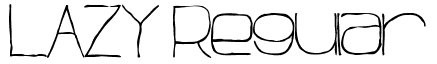 LAZY Regular: Free Font Download | MaisFontes