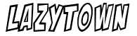 LAZYTOWN Font: Free Download | MaisFontes