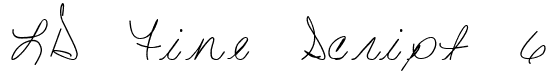 LD Fine Script 6 Font: Free Download | MaisFontes