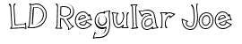 LD Regular Joe: Free Font Download | MaisFontes