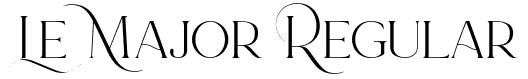 Le Major Regular Font: Free Download | MaisFontes