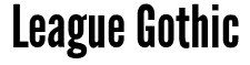 League Gothic Font: Free Download | MaisFontes