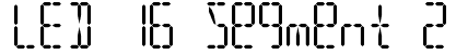 LED 16 Segment 2: Free Font Download | MaisFontes