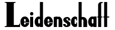 Leidenschaft Font: Free Download | MaisFontes
