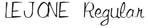 LEJONE Regular: Baixar Fonte Grátis | MaisFontes