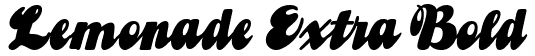 Lemonade Extra Bold: Free Font Download | MaisFontes