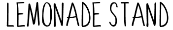Lemonade Stand: Free Font Download | MaisFontes