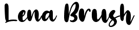 Lena Brush: Free Font Download | MaisFontes