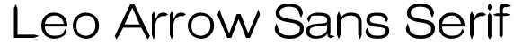 Leo Arrow Sans Serif: Free Font Download | MaisFontes