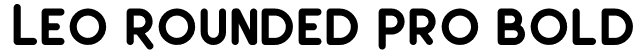 Leo Rounded Pro Bold: Free Font Download | MaisFontes