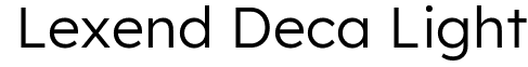Lexend Deca Regular: Free Font Download | MaisFontes