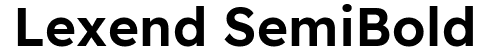 Lexend SemiBold: Baixar Fonte Grátis | MaisFontes