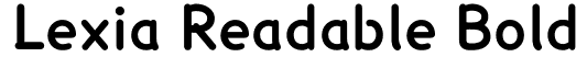 Lexia Readable Bold: Free Font Download | MaisFontes