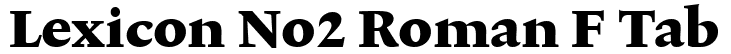 Lexicon No2 Roman F Tab: Free Font Download | MaisFontes