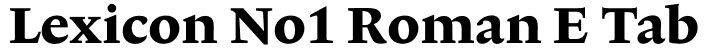 Lexicon No1 Roman E Tab: Baixar Fonte Grátis | MaisFontes