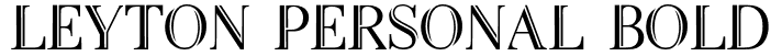 Leyton Personal Bold: Download Free Font | MaisFontes