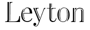 Leyton Font: Free Download | MaisFontes