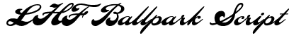 LHF Ballpark Script Font: Free Download | MaisFontes