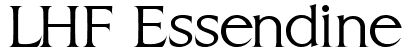 LHF Essendine Font: Free Download | MaisFontes