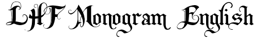LHF Monogram English: Free Font Download | MaisFontes