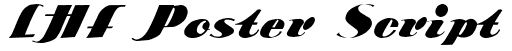 LHF Poster Script: Free Font Download | MaisFontes