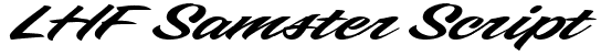 LHF Samster Script Font: Free Download | MaisFontes