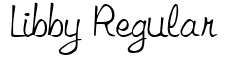 Libby Regular Font: Free Download | MaisFontes