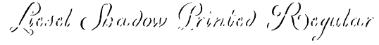 Liesel Shadow Printed Regular: Free Font Download | MaisFontes
