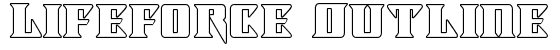 Lifeforce Outline: Free Font Download | MaisFontes