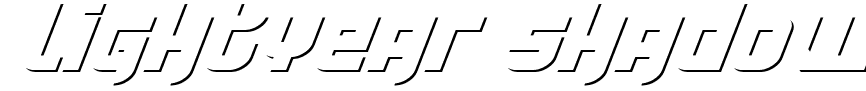 LIGHTYEAR SHADOW: Free Font Download | MaisFontes
