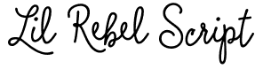 Lil Rebel Script: Free Font Download | MaisFontes