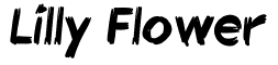 Lilly Flower: Free Font Download | MaisFontes