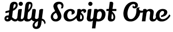 Lily Script One: Free Font Download | MaisFontes