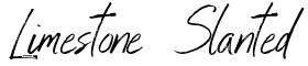 Limestone Slanted: Free Font Download | MaisFontes