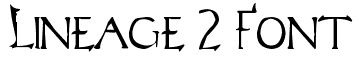 Lineage 2: Free Font Download | MaisFontes