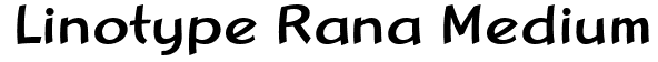 Linotype Rana Medium: Free Font Download | MaisFontes
