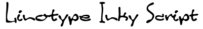 Linotype Inky Script: Download Free Font | MaisFontes