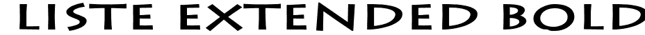 Liste Extended Bold: Descargar Fuente Gratis | MaisFontes