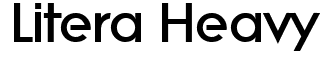 Litera Heavy: Download Free Font | MaisFontes