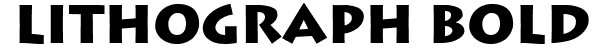 Lithograph Bold: Free Font Download | MaisFontes