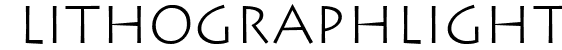 LithographLight Font: Free Download | MaisFontes