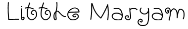 Little Maryam: Free Font Download | MaisFontes